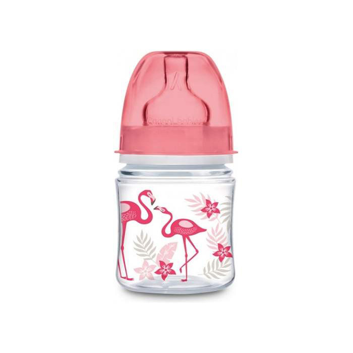 Canpol Baby Flašica 120ml Wide Neck Easy Start “The Clouds” – Coral 35/226_cor
