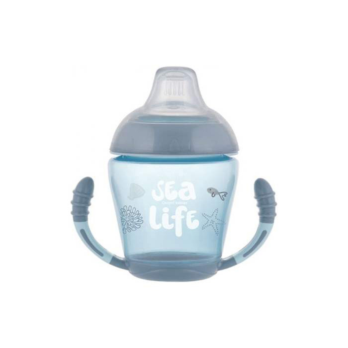 Canpol Baby Non Spill Šolja sa Ručkama “Sea Life” 56/501_grey