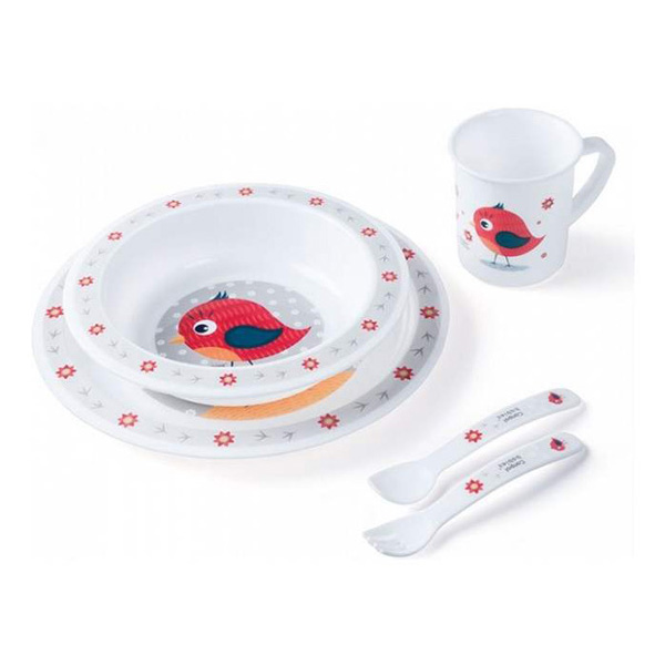 Canpol Baby Set za Hranjenje – Bird 4/401-red