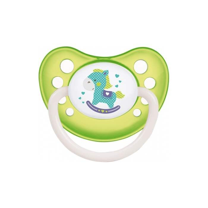 Canpol Orthodontic Baby Silikonska Varalica 0-6m Toys Green 23/256_gre