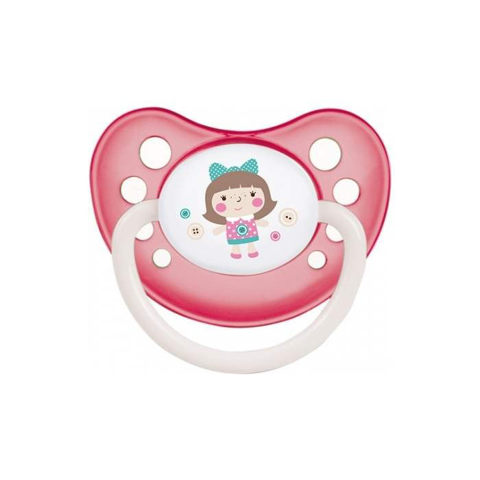 Canpol Orthodontic Baby Silikonska Varalica 0-6m Toys Pink 23/256_pin