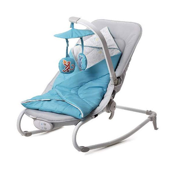 Kinderkraft Stolica za ljuljanje za bebe Felio Blue KKBFELILIBL000