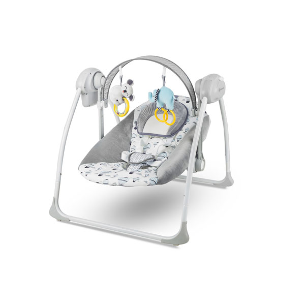Kinderkraft Stolica za ljuljanje za bebe Flo Mint KKBFLOMINT0000