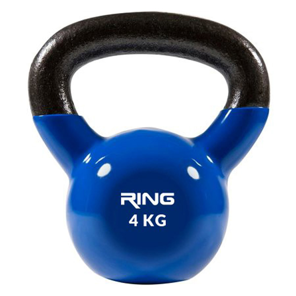 Ring Kettlebell 4kg metal+vinyl RX DB2174-4