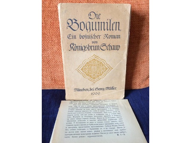 Die BOGUMILEN ein Bosnischer Roman (1909)