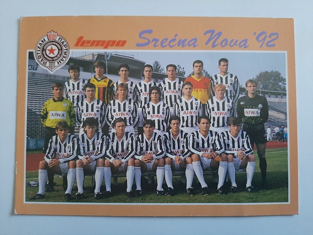 PARTIZAN jesenji prvak 1991-`92