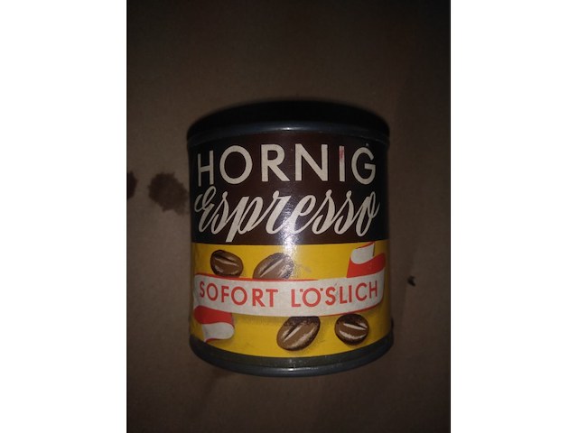 Ambalaža : J. Hornig espresso Sofort loslich