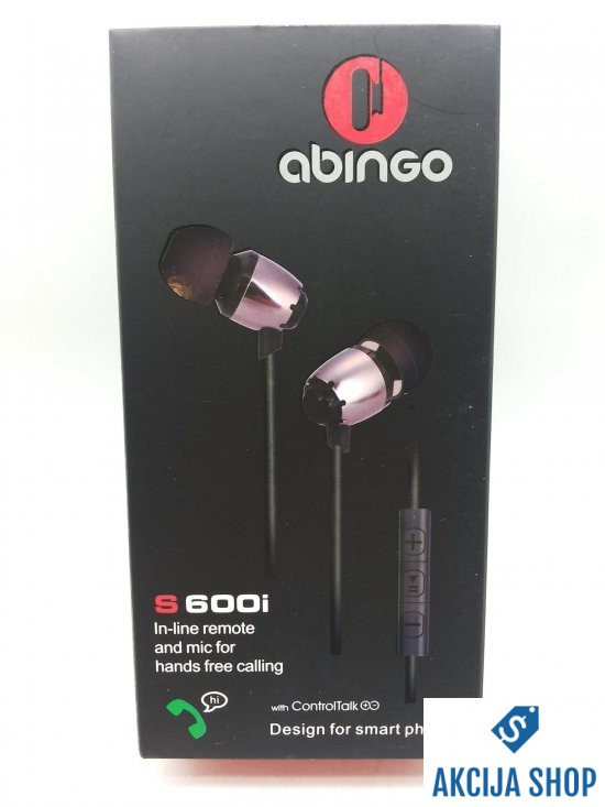Slušalice Audio Abingo S600i -Slušalice Audio sa kontrol