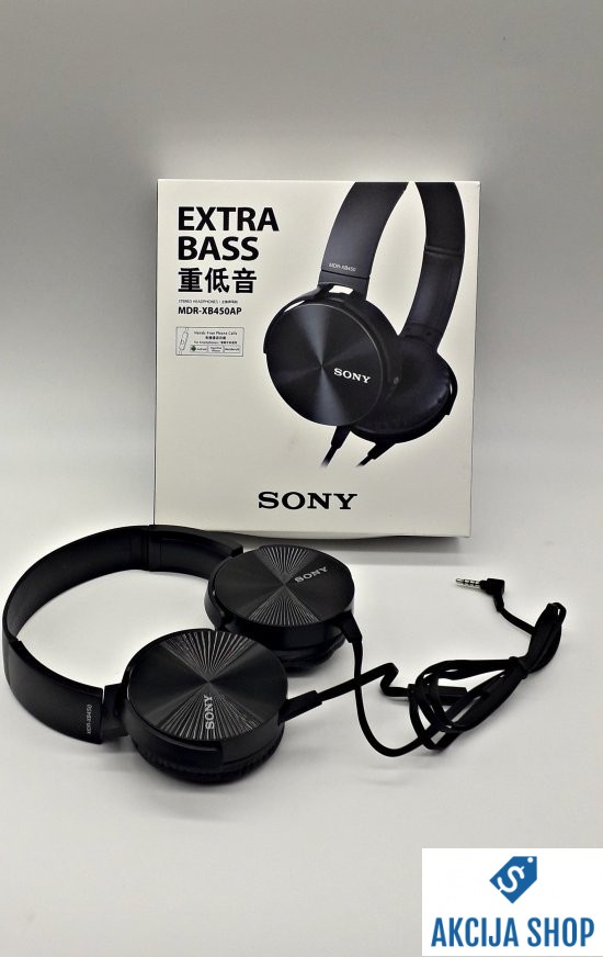 SONY EXTRA BASS MDR-XB450AP- žične slušalice