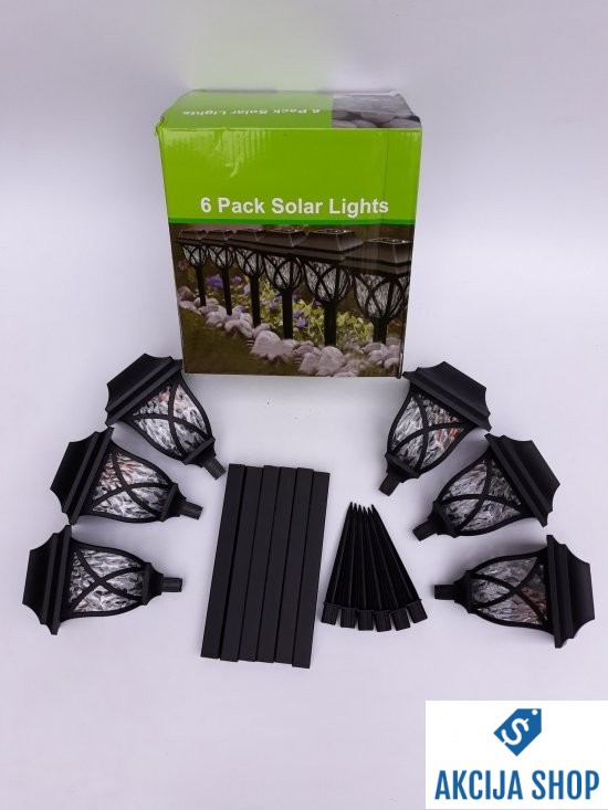Solarne lampe za baštu 6 komada– solarne lampe