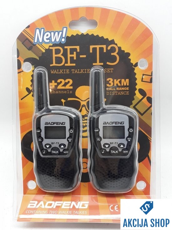 Baofeng BF-T3 Toki voki Set -Baofeng BF-T3 Toki voki Set