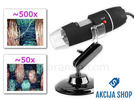 Digitalni mikroskop 50-500X Uveličanj Odlican mikroskop