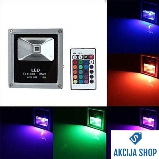 LED RGB reflektor 10,20,30,W