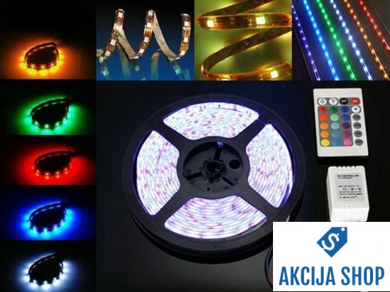 RGB Led traka 5050+ daljinski+ kontroler