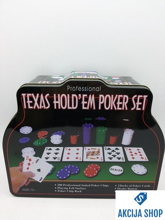 Poker Texas hold em poker set 200 poker čipova