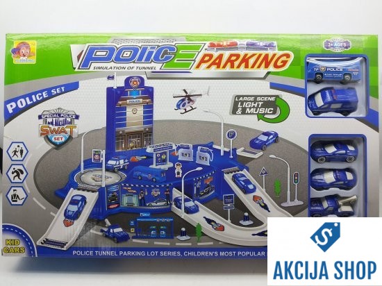 Policijski Parking/Garaža set -Police Parking