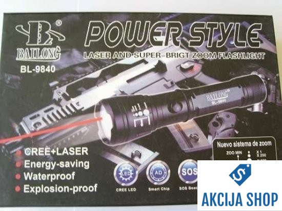 Police CREE led +Laser- Police CREE led +Laser