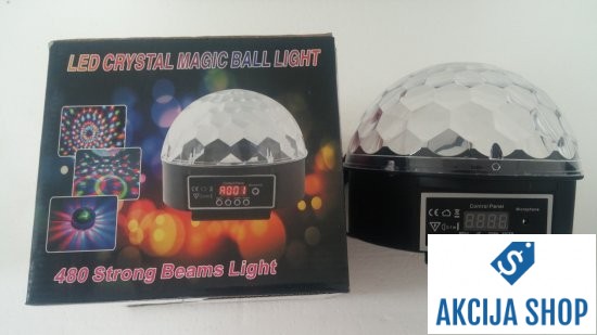 Profi LED disko kugla DMX – DMX disko kugla AKCIAJ