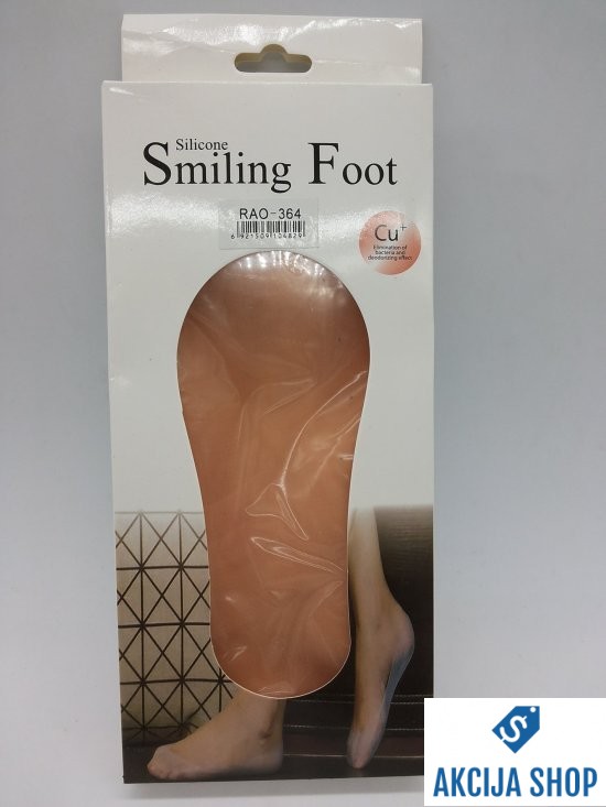 Silikonski ulozak za stopala – Smiling Foot –