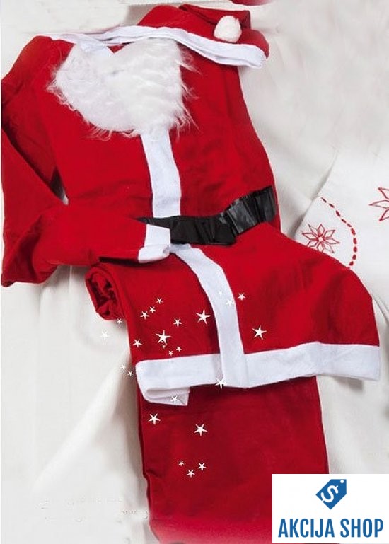 Odelo Deda Mraza -Kombinezon odelo Deda Mraz