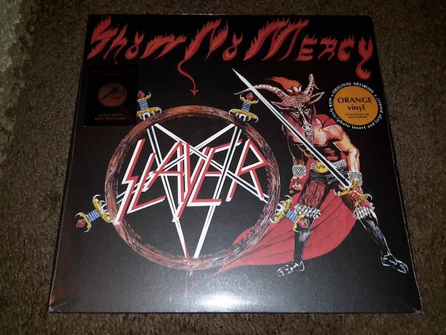 Slayer - Show no mercy (Orange vinyl) , U CELOFANU