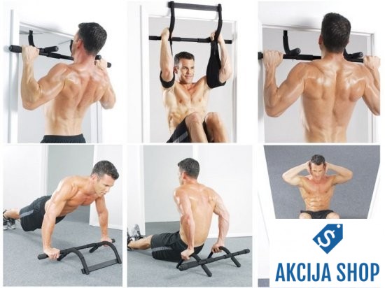 Vratilo Iron Gym revolucionarna sprava 4u1-Vratiilo