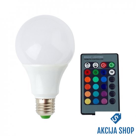 Led Rgb Sijalica 5w+dalinski -Led Rgb Sijalica 5w