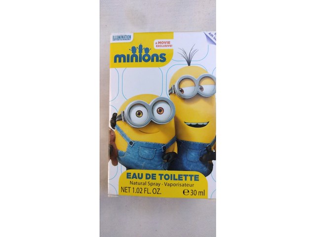 Decija kolonjska voda Minions oko 15 ml,polovna