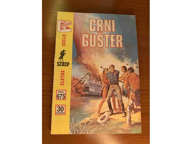 zlatna serija 675 - Crni gušter - miki