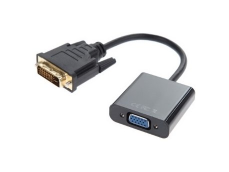 FAST ASIA Adapter DVI-D (M) - VGA (F) crni