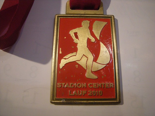 Medalja stadion center lauf 2010