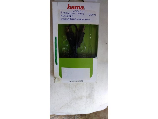 Hama produzni kabl USB 0,65 m.,kutija nije original.
