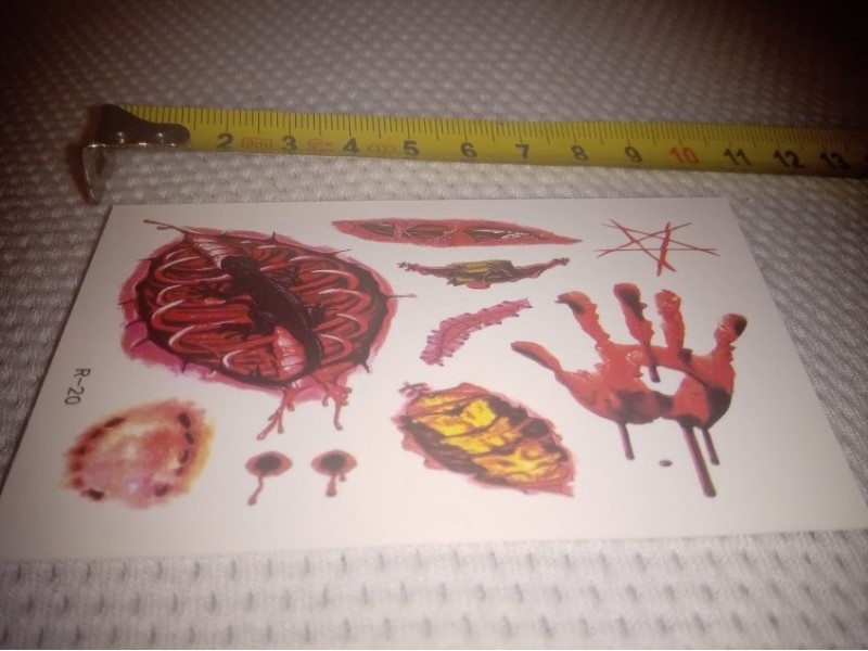 PRIVREMENA TETOVAŽA DIM. OKO 10X6cm-R20-HALLOWEEN-