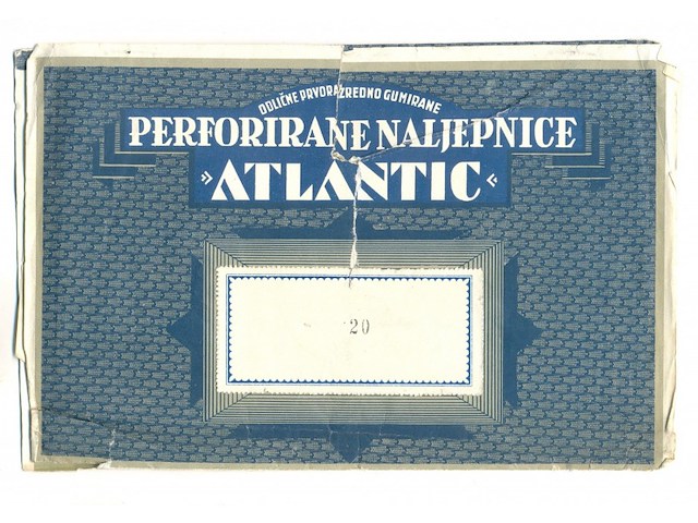 Nalepnice: Atlantic perforirane naljepnice gumirane