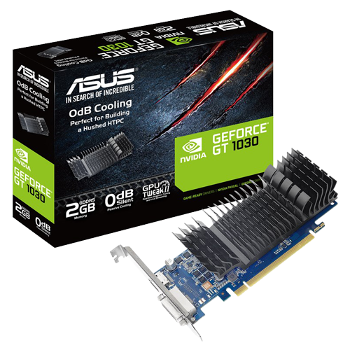 ASUS nVidia GeForce GT 1030 2GB GDDR5 64bit - GT1030-SL-2G-BRK