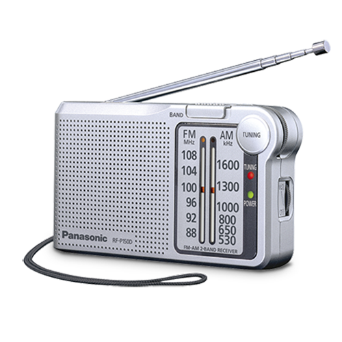 PANASONIC Radio aparat RF-P150DEG-S (Srebrna)