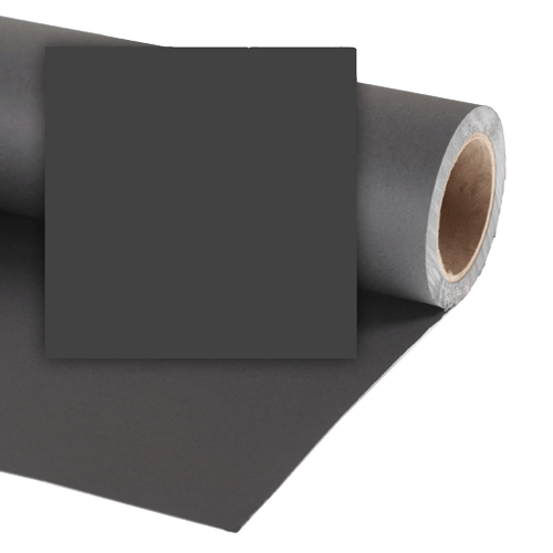 MANFROTTO COLORAMA papirna pozadina 2.72 x 11 m (crna) - CO168