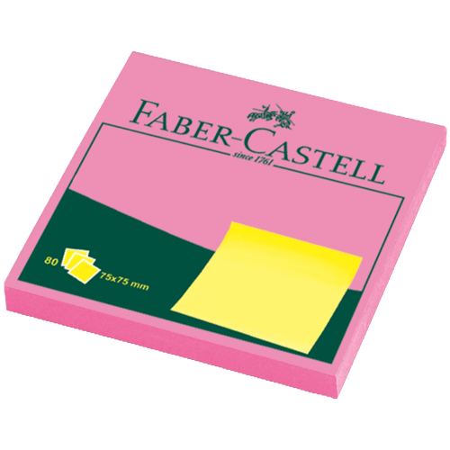 FABER-CASTELL Samolepljivi blokčići 565432 (Roze)