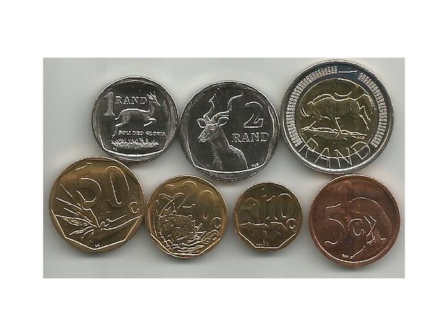 Juzna Afrika South Africa 2008/10. Set kovanica UNC