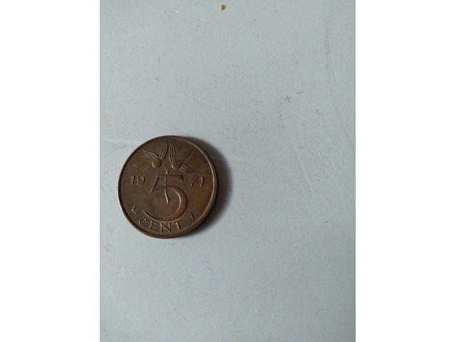 5 centi Holandija 1971.god.