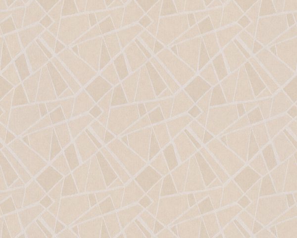 A.S. Création Wallpaper «Graphics, Beige, Brown, Cream, Red» 370033