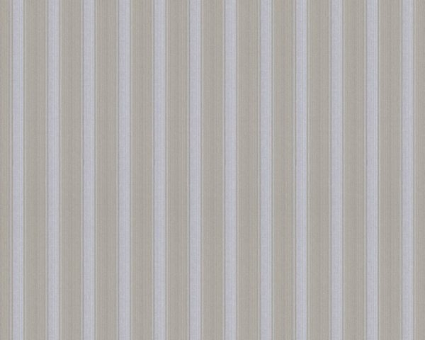 A.S. Création Wallpaper «Stripes, Beige, Grey, Taupe» 370014