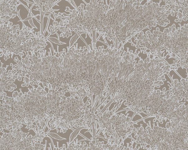 Architects Paper Wallpaper «Floral, Grey, Metallic» 369721