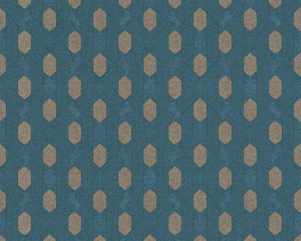 Architects Paper Wallpaper «Graphics, Beige, Blue, Brown, Taupe» 369734