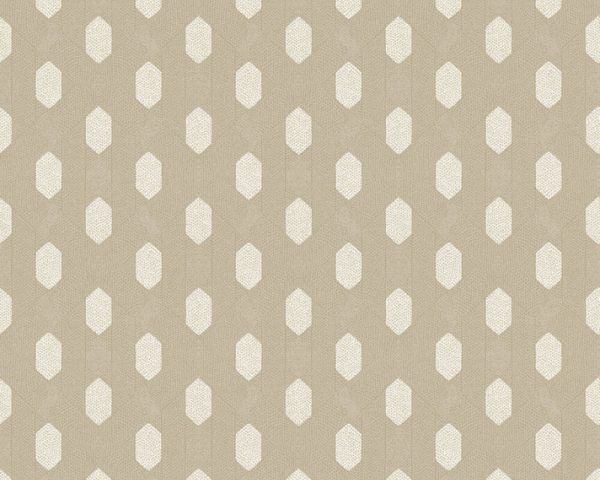 Architects Paper Wallpaper «Graphics, Beige, Cream, Grey, Metallic» 369737