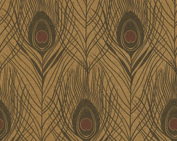 Architects Paper Wallpaper «Graphics, Black, Brown, Metallic» 369718