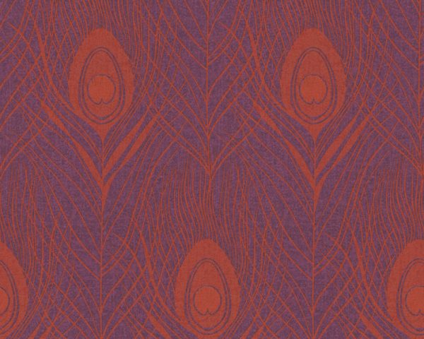 Architects Paper Wallpaper «Graphics, Metallic, Orange, Purple, Red» 369715