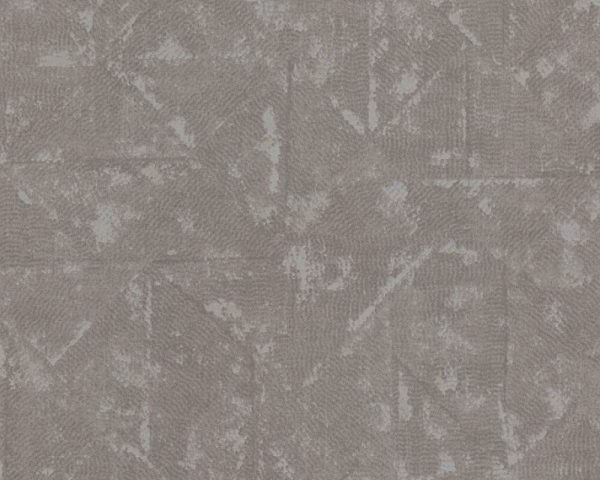 Architects Paper Wallpaper «Uni, Grey, Metallic, Silver» 369749