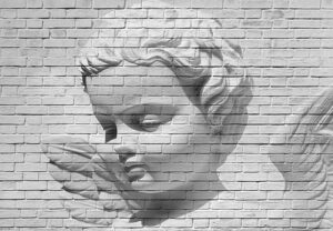 Angel Brick Wall 00160