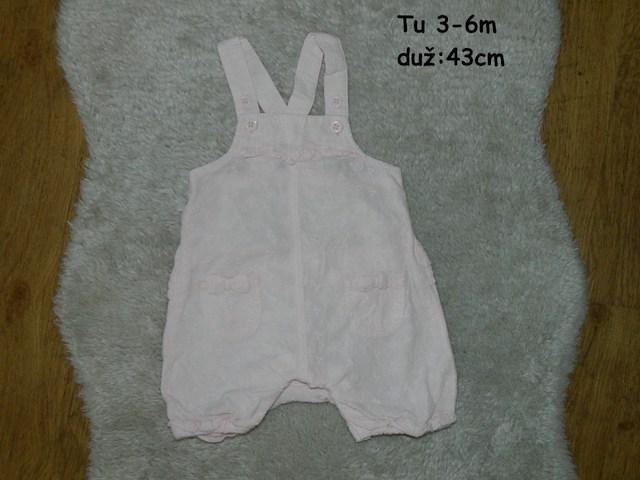 Tu roze letnje pantalone 3-6 M-kao NOVE